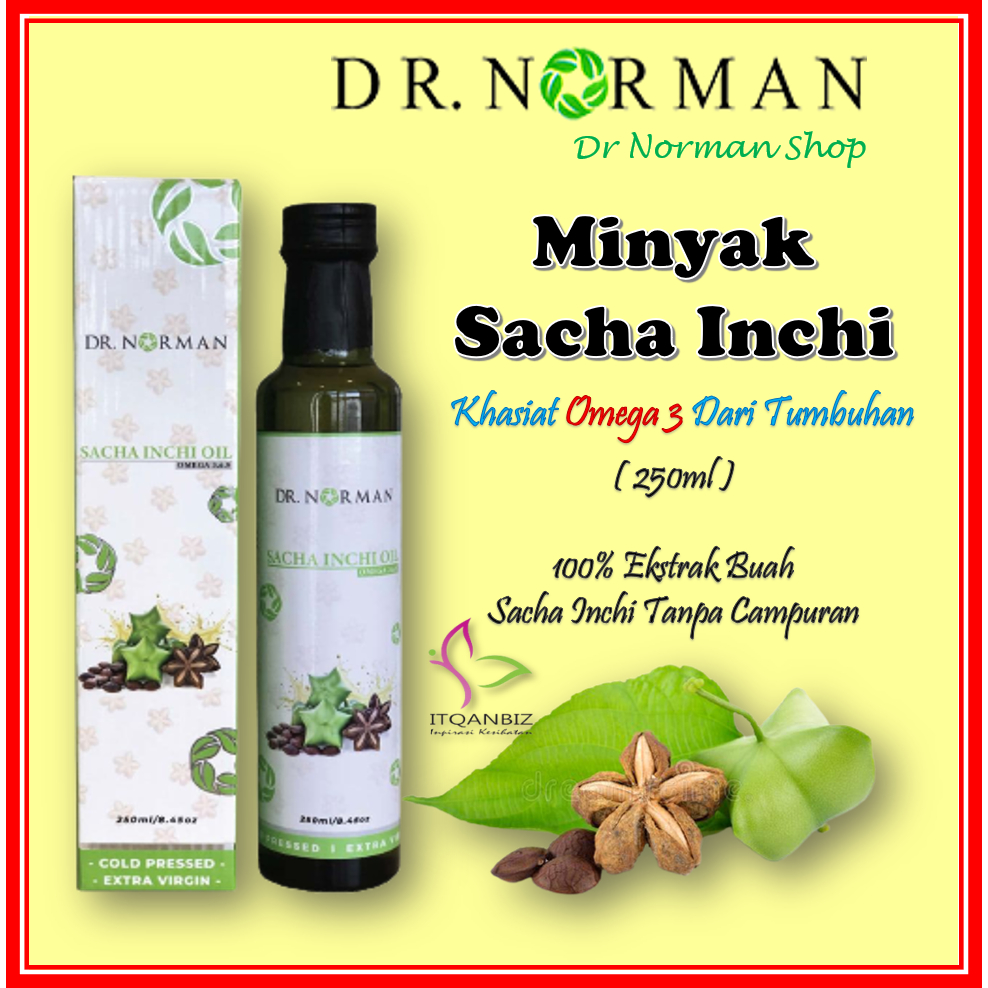 DR NORMAN - Minyak Sacha Inchi / Sacha Inchi Oil Original Omega 3 6 9 ...