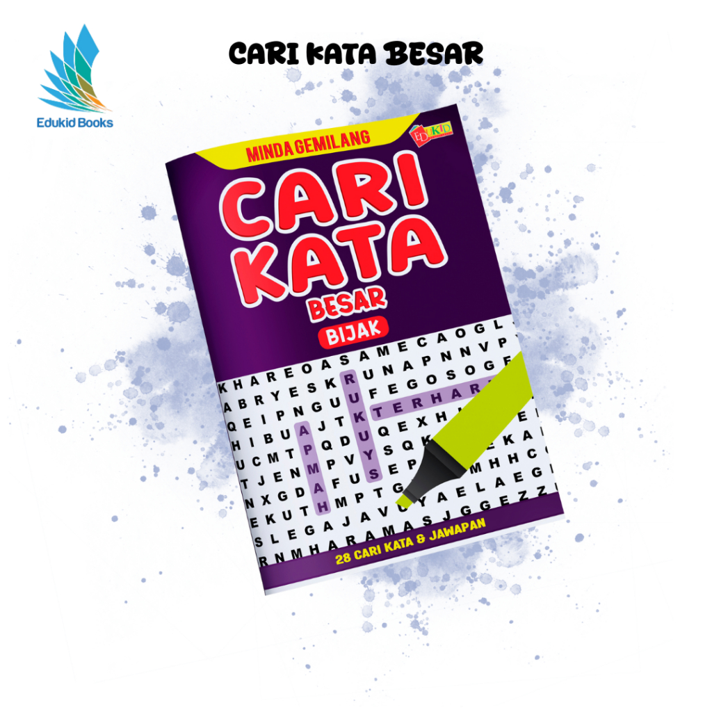 CARI KATA BESAR BIJAK - Buku Cari Kata - Buku Aktiviti - Buku Latihan ...