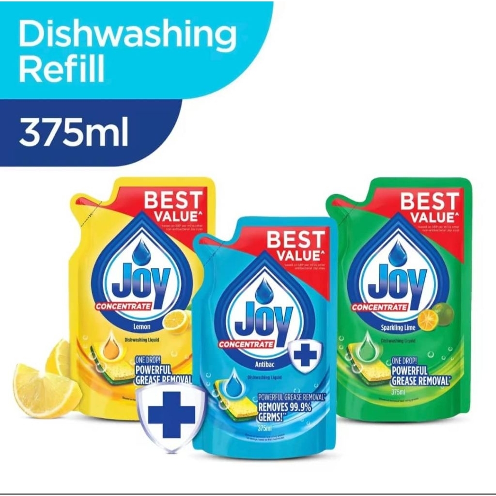 JOY DISHWASHING LIQUID REFILL 375ML | Shopee Malaysia
