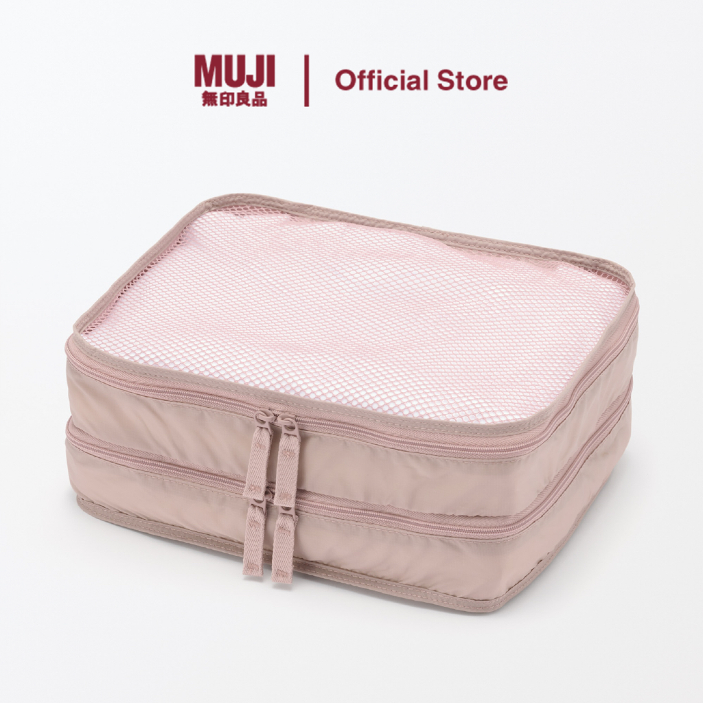 [NEW ARRIVAL] MUJI Polyester Gusset Case Double Type (S, 20*26*10CM ...