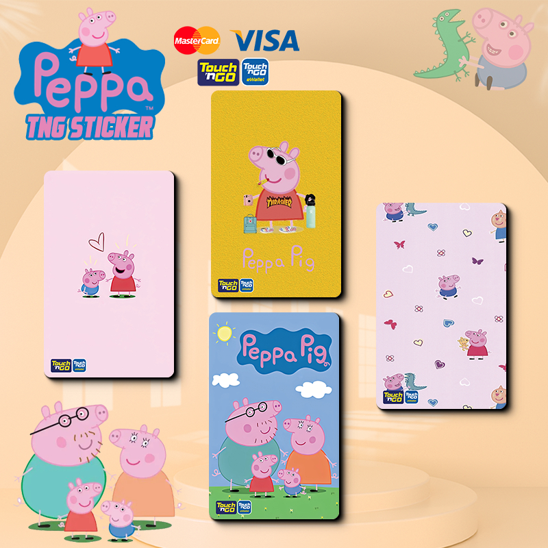 Peppa Pig TNG Pelekat - Tng Touch N Go/Bank kad pelekat pelindung (Beli ...