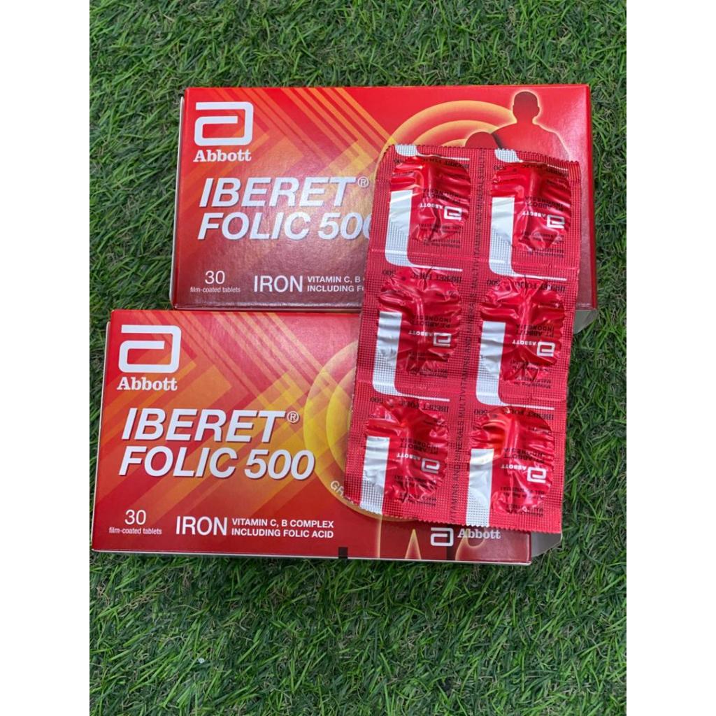ABBOTT IBERET FOLIC 500 (STRIP) | Shopee Malaysia