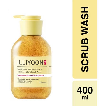 ILLIYOON Fresh Moisture Scrub Wash 400ml | Shopee Malaysia