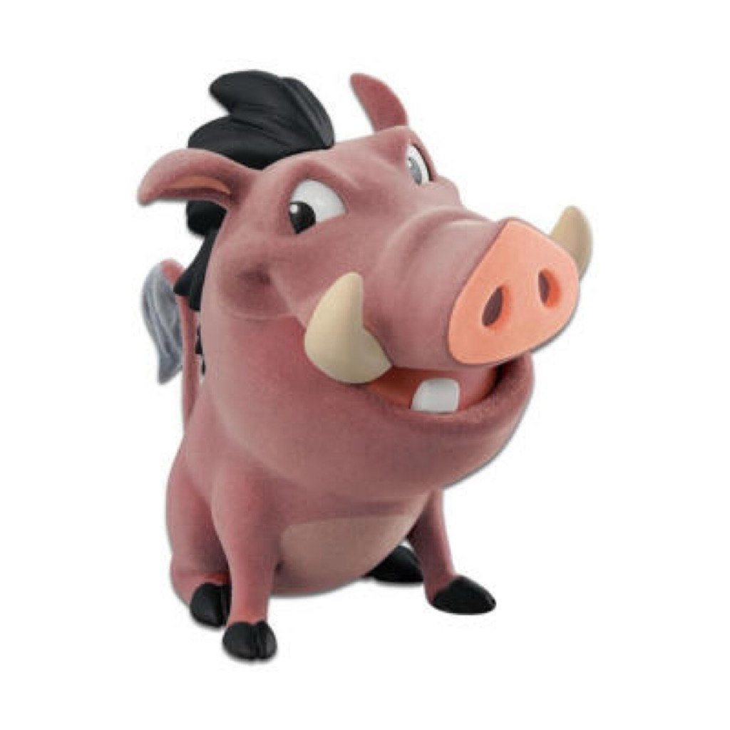 Fluffy Puffy Mini-Figure – Pumbaa (The Lion King) – Back in Box ...