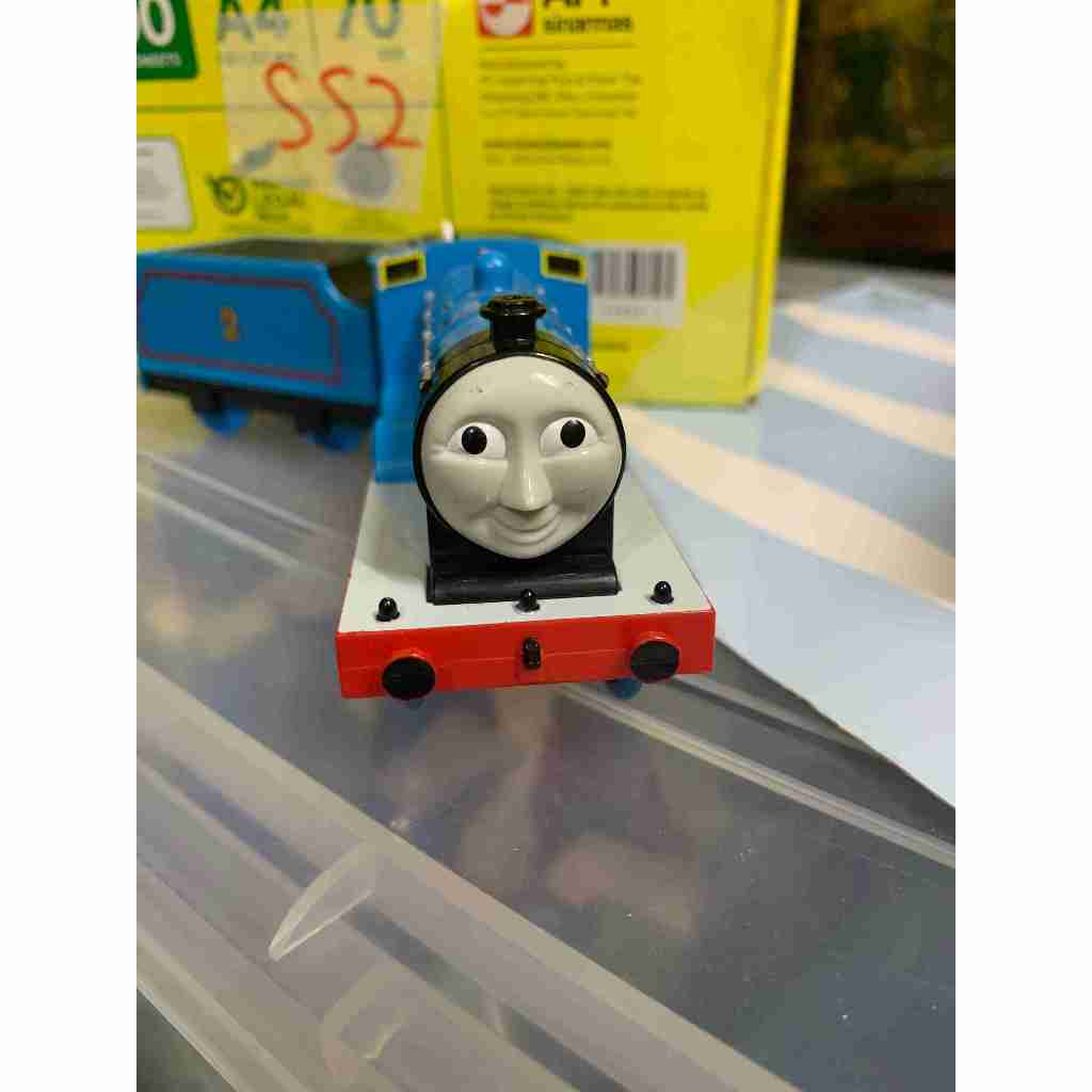 Preloved Tomy Plarail Train Thomas and Friends Edward USED with working ...