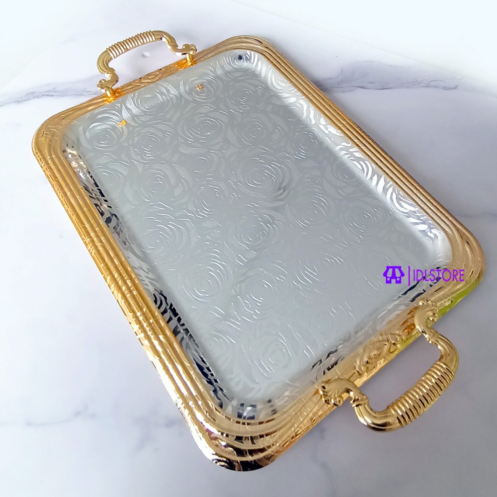 Dulang Hantaran Keemasan Dulang Hidangan Majlis Perkahwinan Rectangle ...