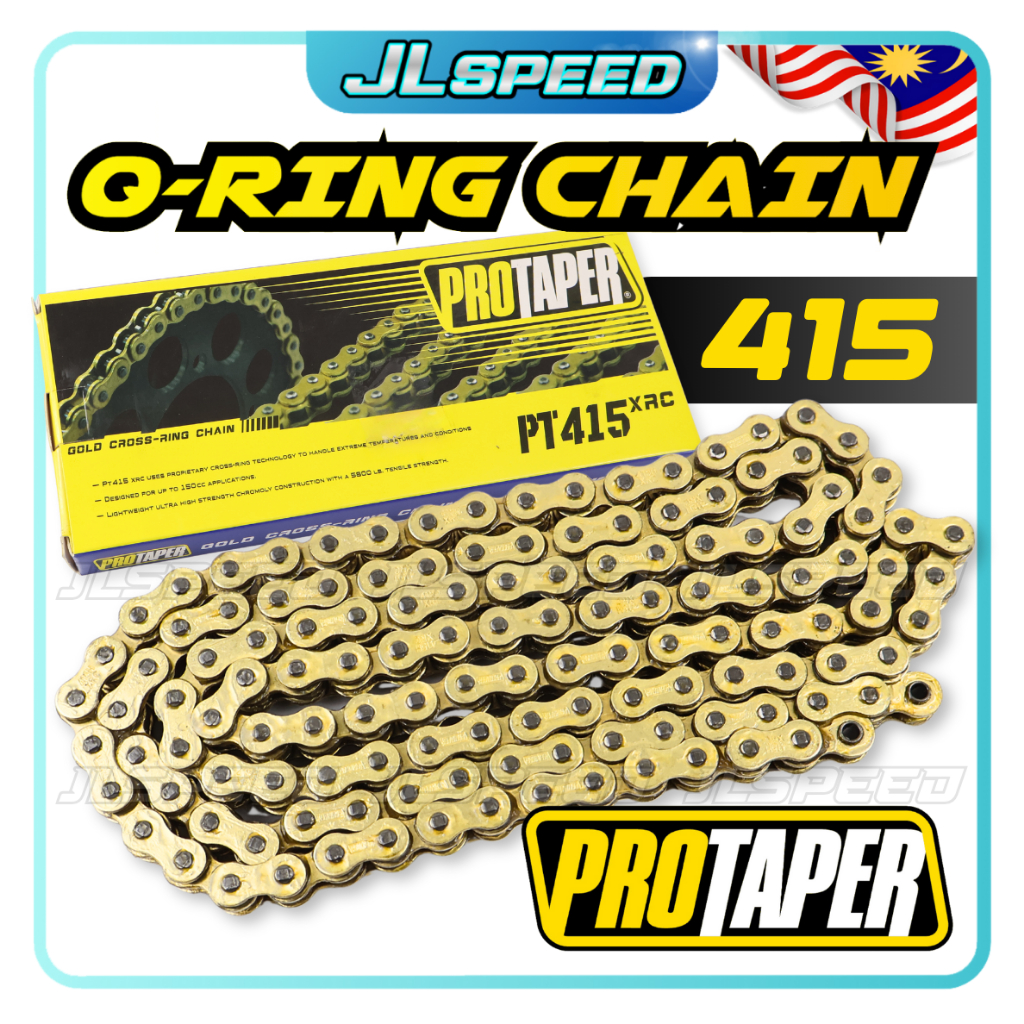 PROTAPER 415 XRC O-Ring Chain Rantai Oring Xrc O-ring Heavy Duty Gold ...