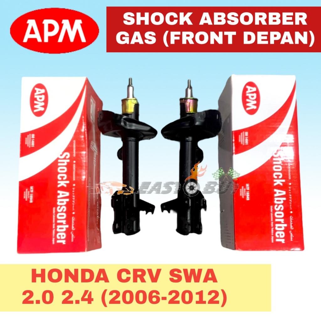 APM (GAS) SHOCK ABSORBER (FRONT DEPAN) - HONDA CRV CR-V SWA 2.0 2.4 (2006-2012) B3152M B3153M ...
