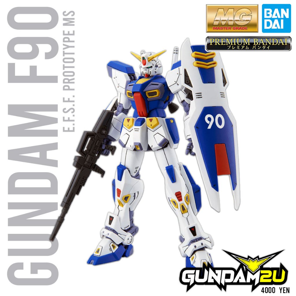 P-BANDAI MG 1/100 Gundam F90 - Master Grade Gundam F91 Plastic Model ...