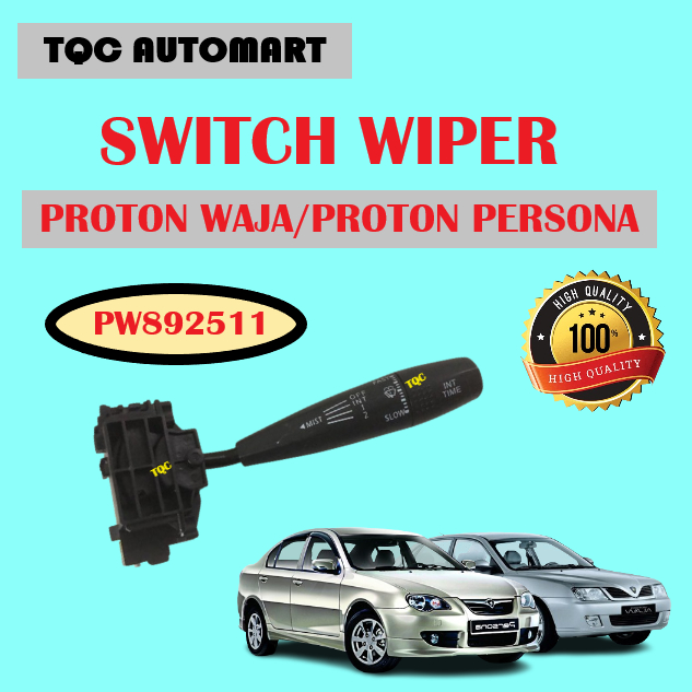 PROTON WAJA /PROTON PERSONA WIPER SWITCH WIPER SUIS WHITE BASE WIPER ...
