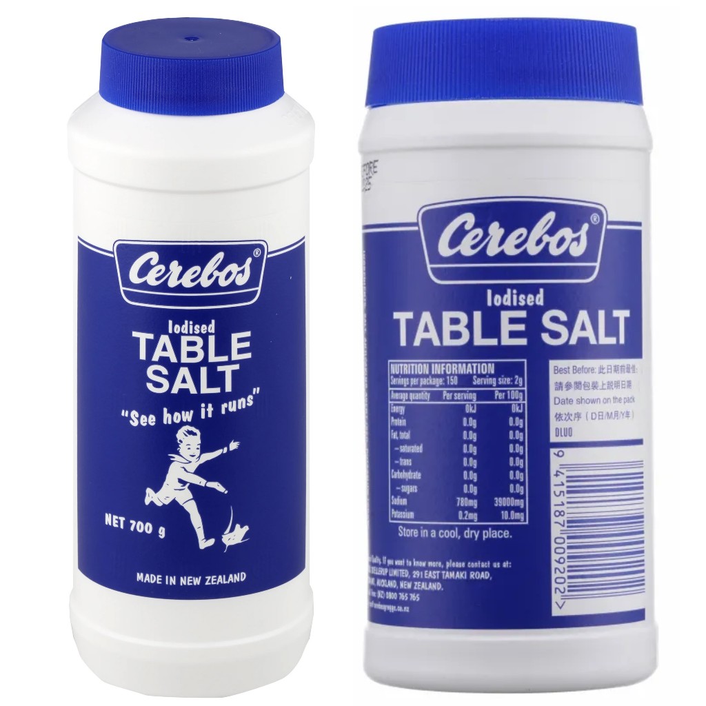Cerebos Iodised Table Salt, 700g | Shopee Malaysia