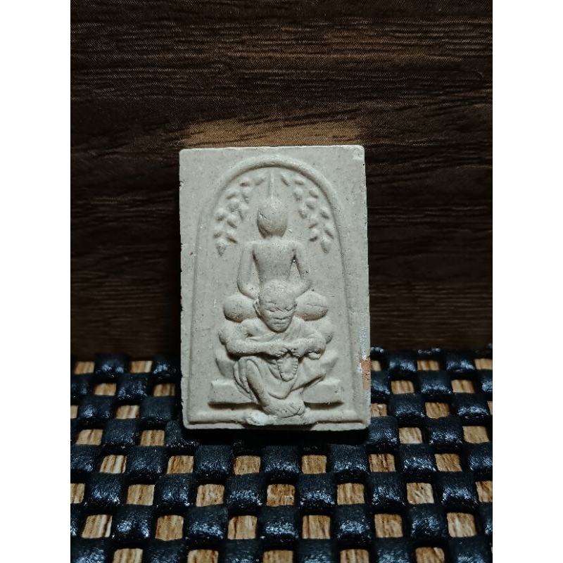 Phra Somdej amulet, powder amulet, Bodhi leaf print, Luang Pho Khun ...