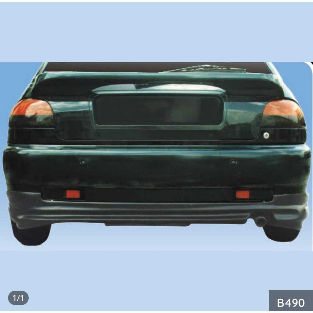 Proton Satria 1st Generation Rear Skirt Fiber Body Kit Ready Stock ...