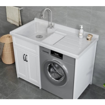 [VOZIO] Quartz Stone Balcony Washing Machine Laundry Basin With ...