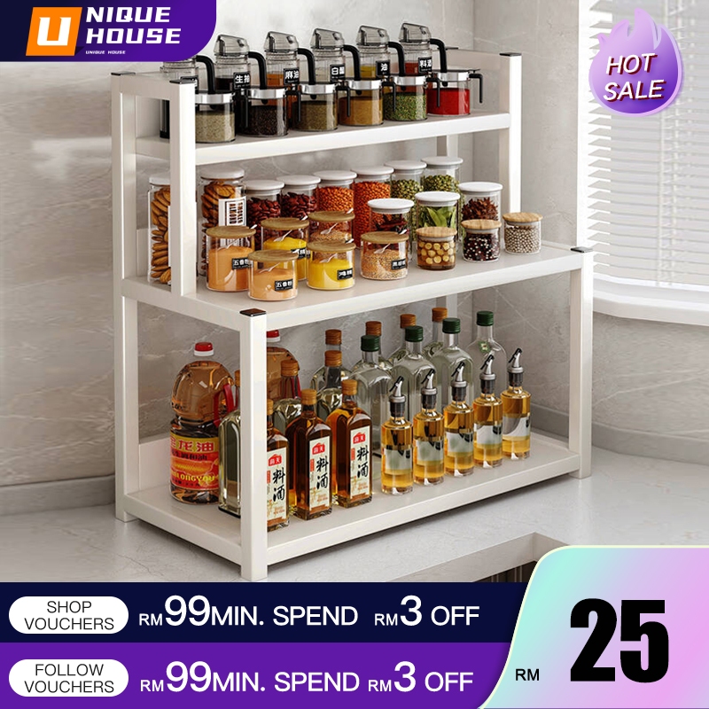 Rak Dapur Spice Rack Rak Rempah Ratus Dapur Kitchen Organizer Rak ...