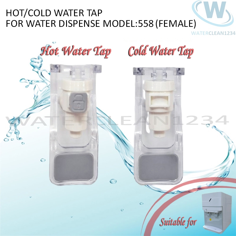 Hot / Cold Water Tap For Water Dispenser Model : 558 ( Female Thread ...