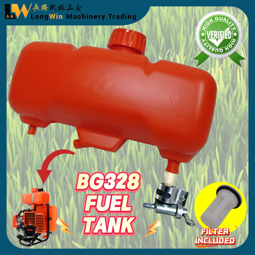 High Quality Fuel Tank with Fuel Cock Minyak Tangki Mesin Rumput BG328 ...