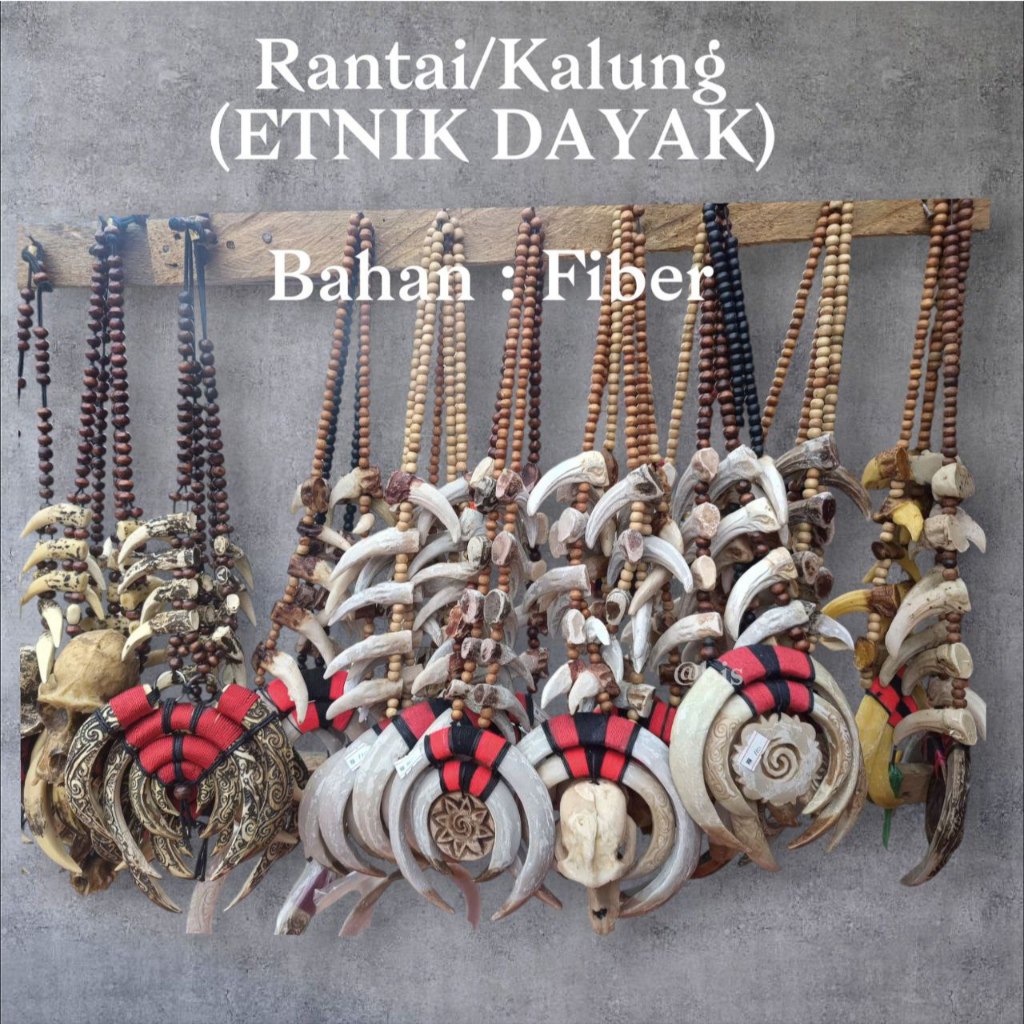 Rantai atau Kalung Etnik Dayak | Shopee Malaysia