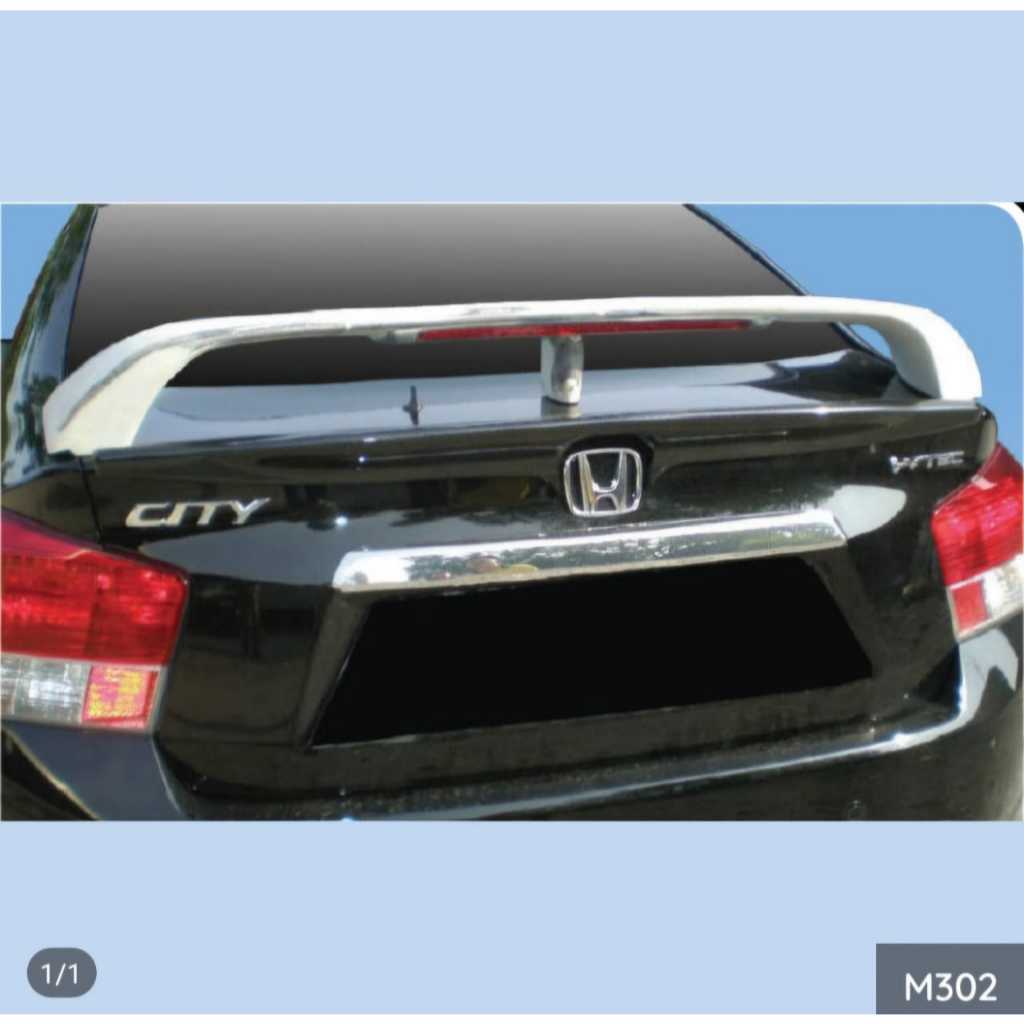 Honda City 5th Generation 2009-2013 Lancer Spoiler With LED Fiber Body ...