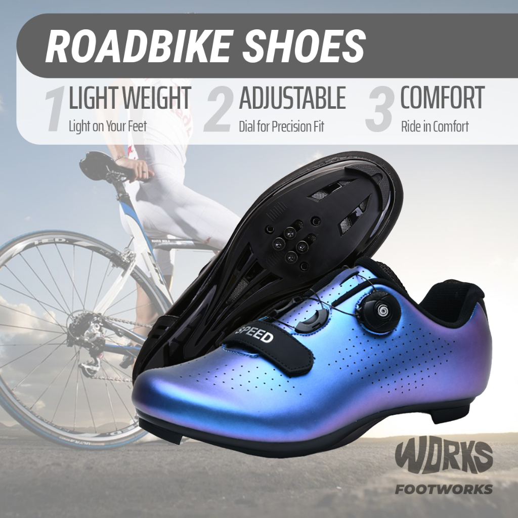 Bicycle Road Bike Cycling Shoes Non Cleat Shoes Kasut Basikal Roadbike ...