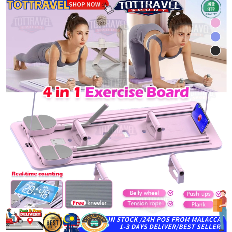 Abdominal Exercise Board Push Up Board Automatic Rebound Full-Body ...
