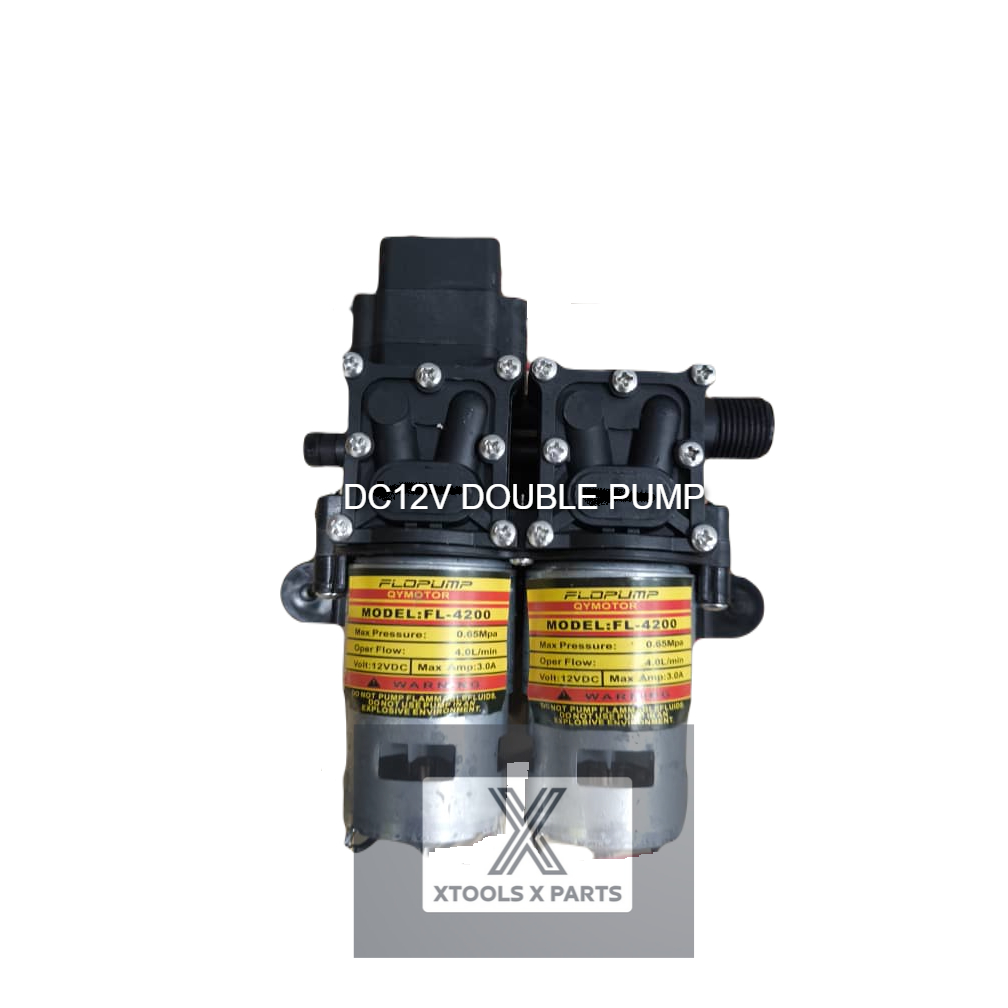 PAM BERGANDA12V / Double Pump 12V For Battery Sprayer [GIANT, OGAWA ...