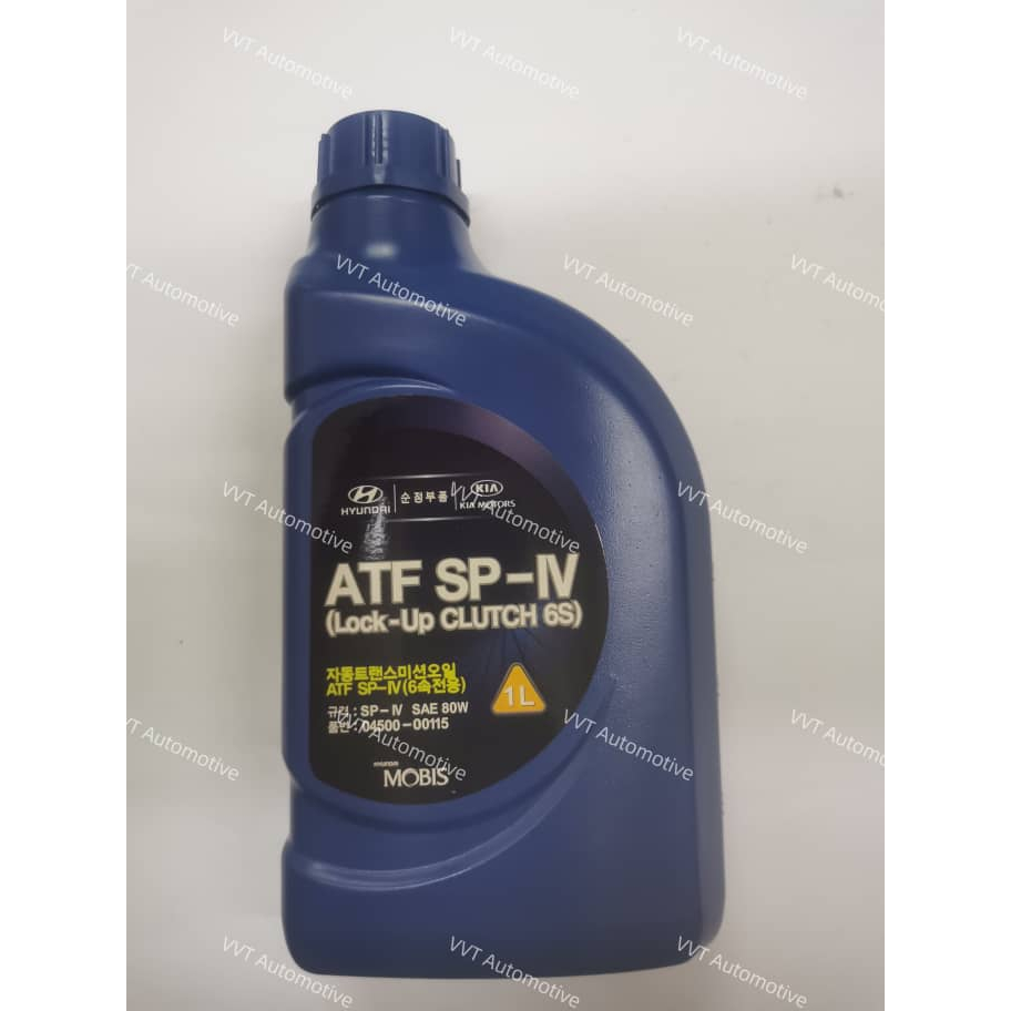 SARAWAK Hyundai ATF SP-IV SP4 (6 Speed) AUTO TRANSMISSION FLUID Gear Oil 1L X 4 Bottles 04500 ...
