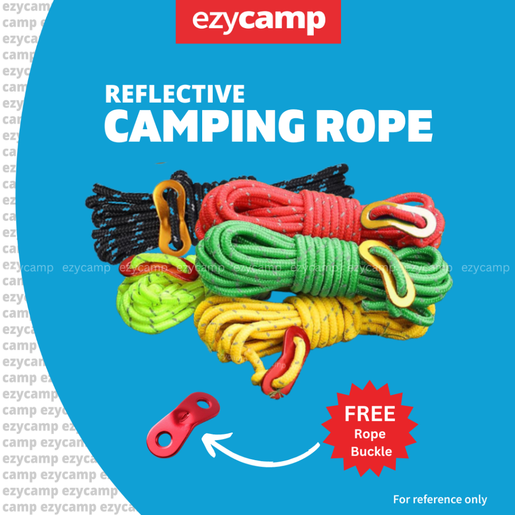 4 Meter Reflective Camping Rope Flysheet Ropes Wind Rope Tent String ...