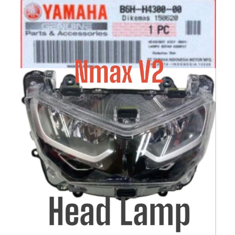 HEAD LAMP LAMPU DEPAN YAMAHA NMAX155 V2 NMAX V2 HEAD LAMP ASSY 100% ...