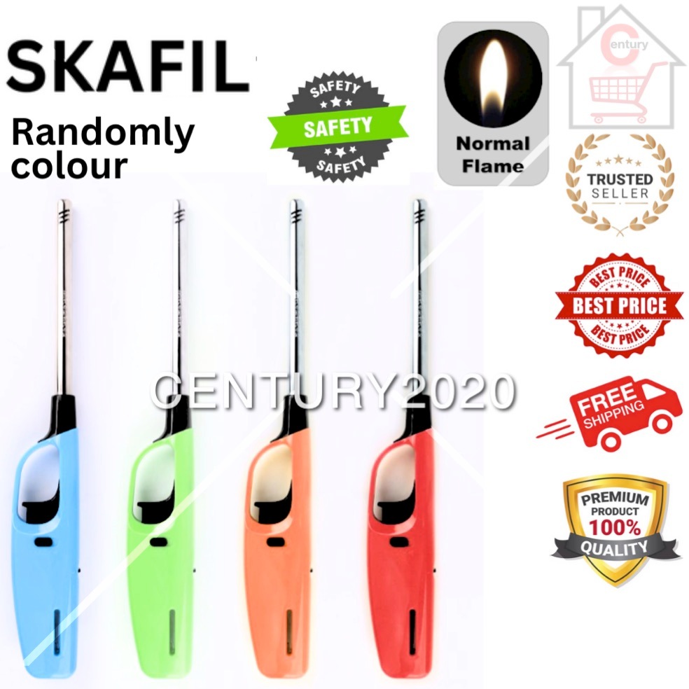 Kitchen Lighter Long Nozzle Lighter with Ignition Switch Normal Flame ...