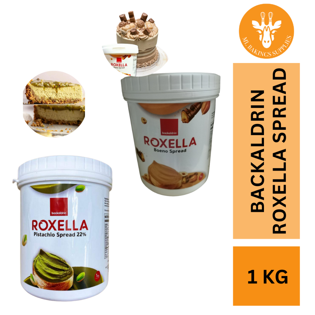 [READY STOCK] Backaldrin Roxella Boeno Spread 1KG / Kinder Bueno Chocolate/ Pistachio Spread ...