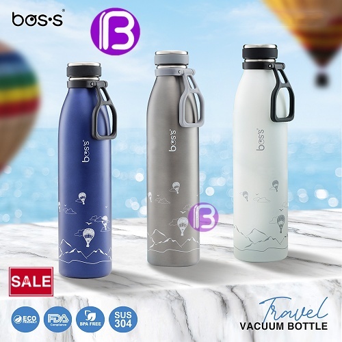 【BOSS & Bos's】Bos's BTS SUS304 Stainless Steel Travel Vacuum Bottle 350ml 500ml 750ml 1000ml ...