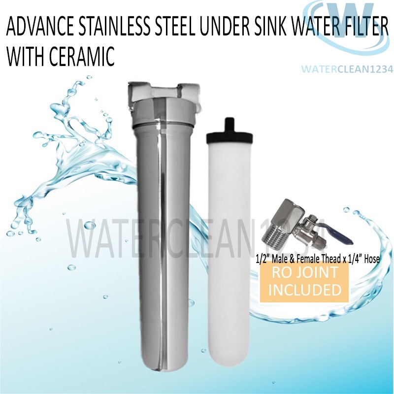Advance Stainless Steel Under Sink Water Filter With Ceramic Filter ...