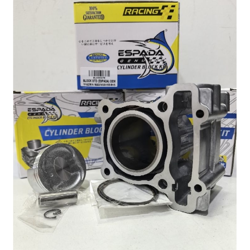 ESPADA YAMAHA Y16 Y16ZR N-MAX NVX155 R15 STANDARD BLOCK KIT SET ...