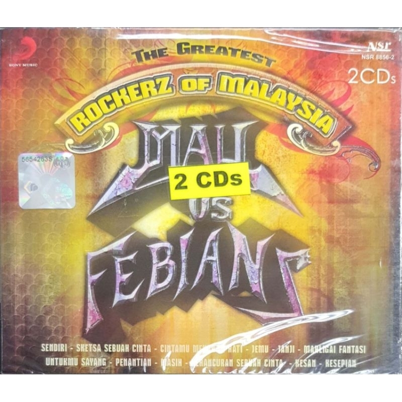 May Vs Febians - The Greatest Rockerz Of Malaysia (2CDs) | Shopee Malaysia