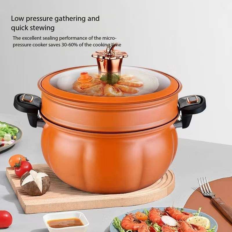 8L Periuk Labu Multifunction 28CM Non Stick Micro Pressure Cooker ...