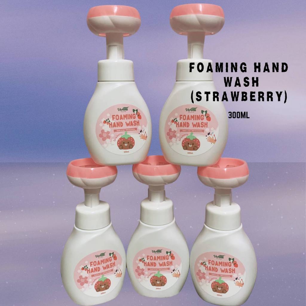 VERONA PLUS foaming hand wash Strawberry 300ml | Shopee Malaysia