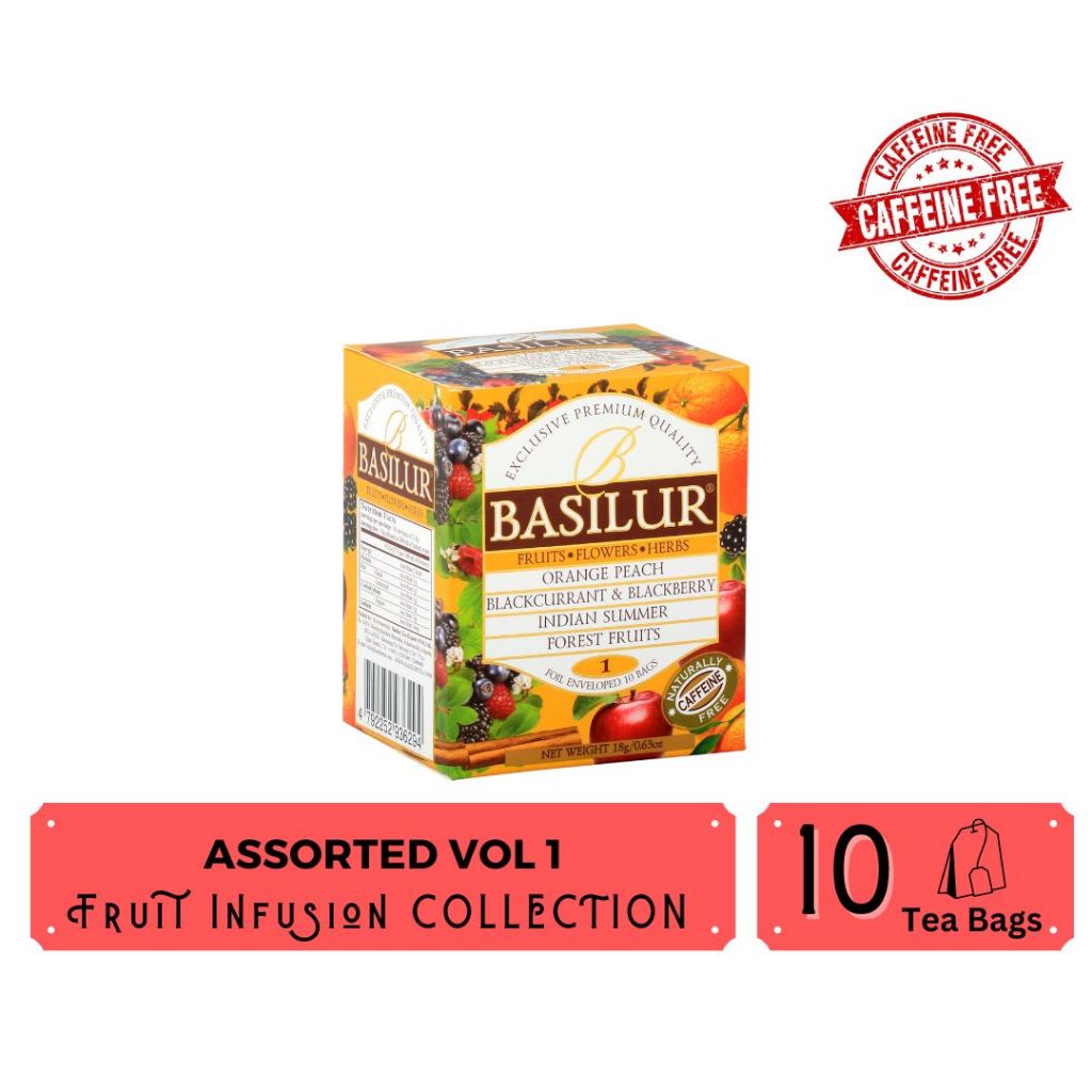 Basilur Fruit Infusion Vol 1 10E Individual Wrapped Teabags | Shopee ...