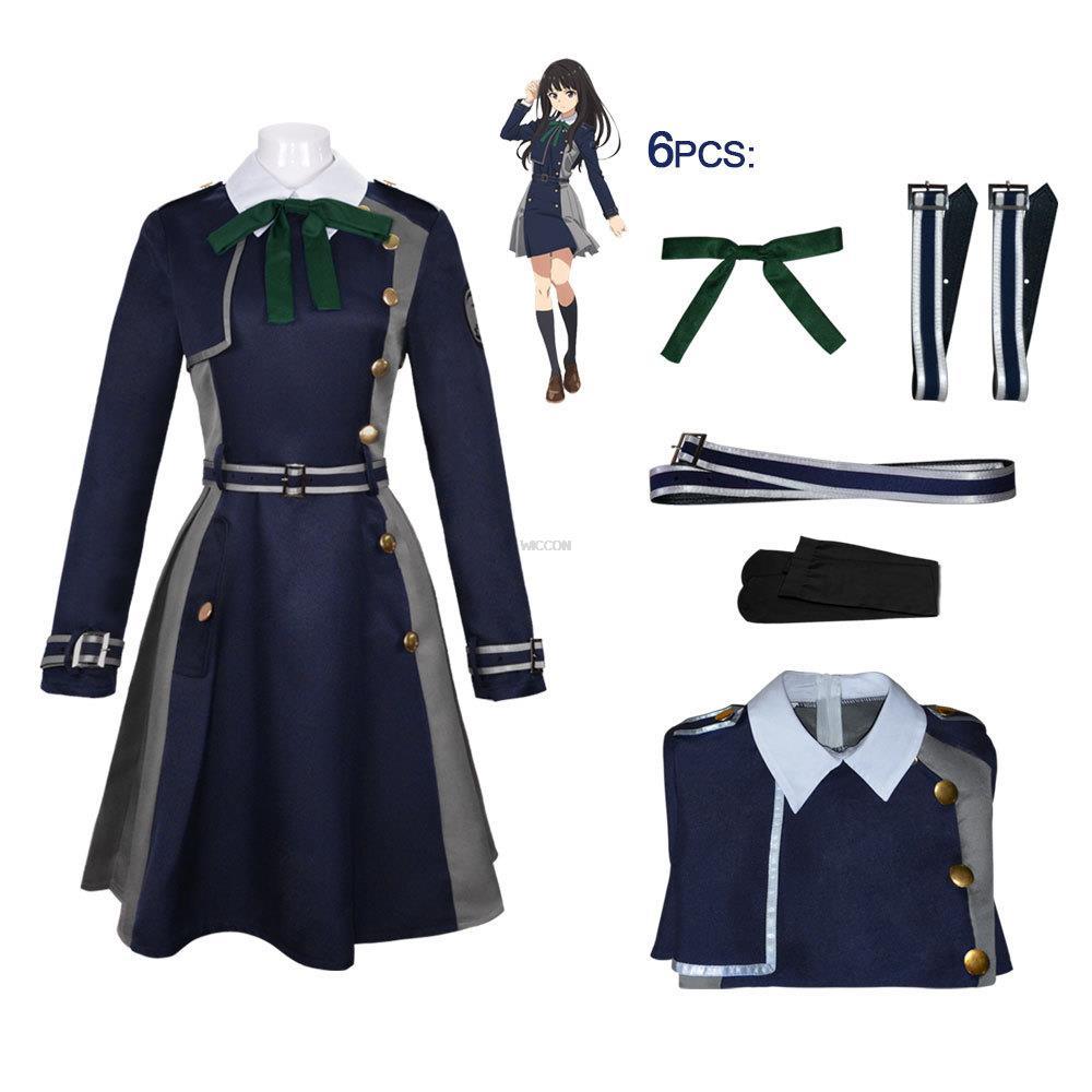 Anime Lycoris Recoil Cosplay Costume Nishikigi Chisato Inoue Takina ...