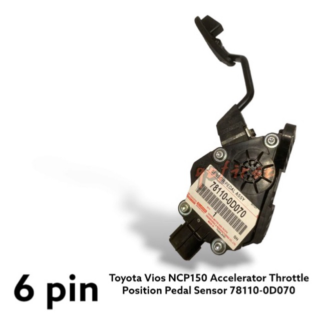 PEDAL PAD SENSOR 6-PIN NEW ORIGINAL 78110-0D070 MADE IN JAPAN FOR ...