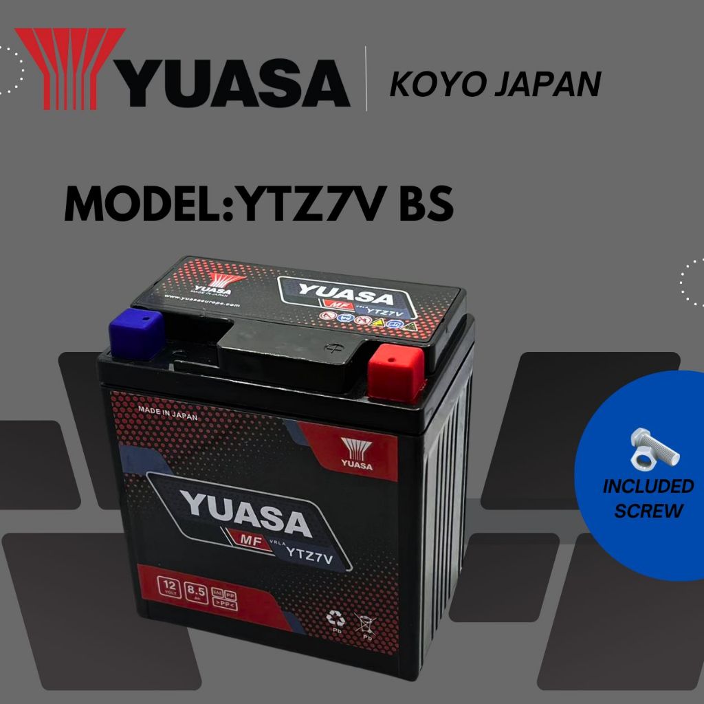 YUASA YTZ7V YTZ7 BATTERY MOTOR NVX155 NMAX155 N MAX NVX PCX N MAX ...