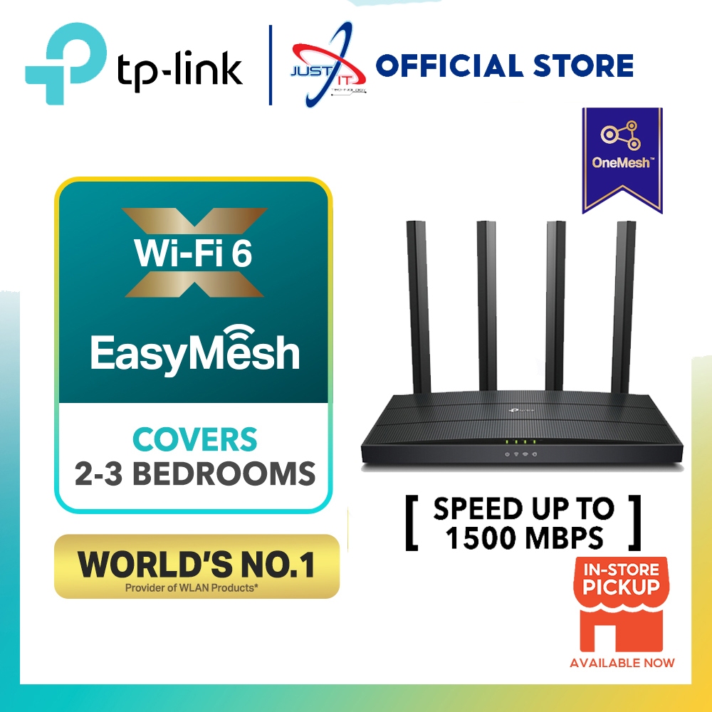 TP-LINK ARCHER AX12 AX1500 DUAL-BAND WI-FI 6 ROUTER ( For UniFi/Maxis ...