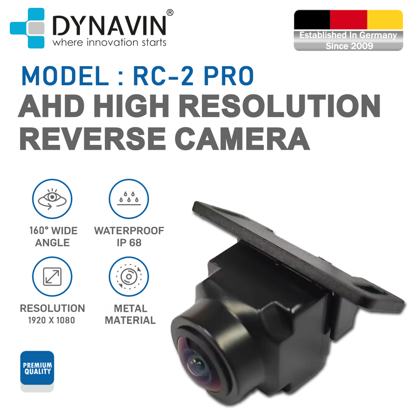 DYNAVIN RC-2 PRO Car Reverse Camera Night Vision AHD Lens 160" Degree ...