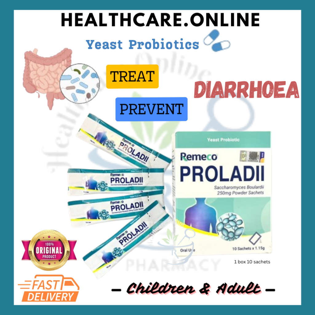 REMECO PROLADII 250MG ANTIDIARRHOEAL YEAST PROBIOTIC SACCHAROMYCES ...