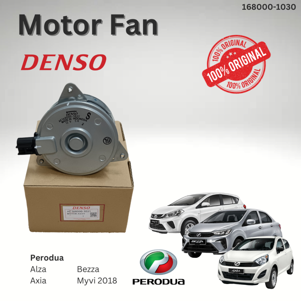 Denso Condenser Fan Motor Perodua Alza / Axia / Bezza / Myvi 2008 ...