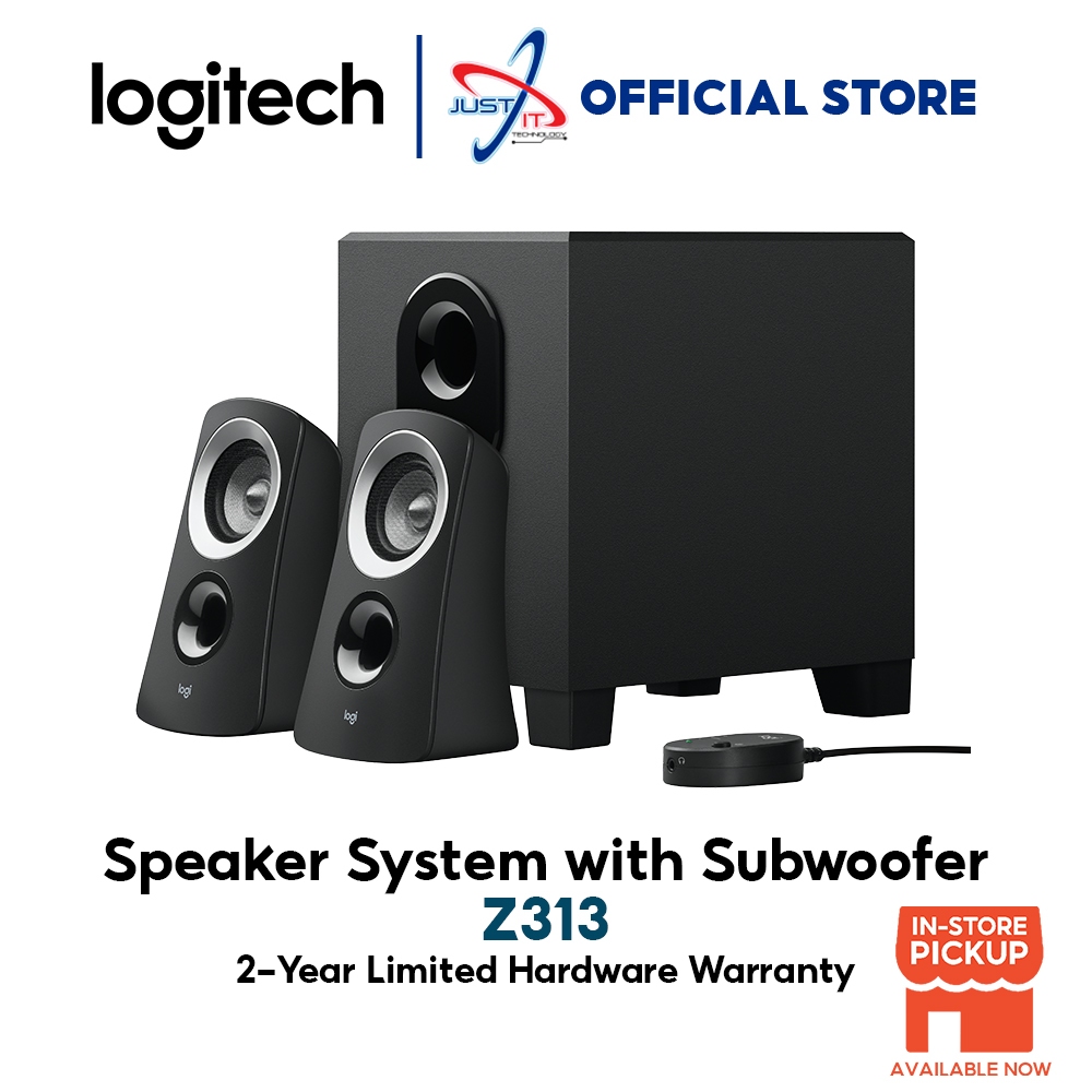 Logitech System Speaker With Subwoofer Z313 | Shopee Malaysia