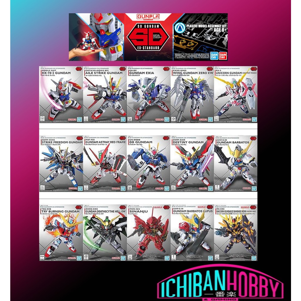 (READY STOCK) BANDAI SD Gundam SDEX EX-Standard | Shopee Malaysia