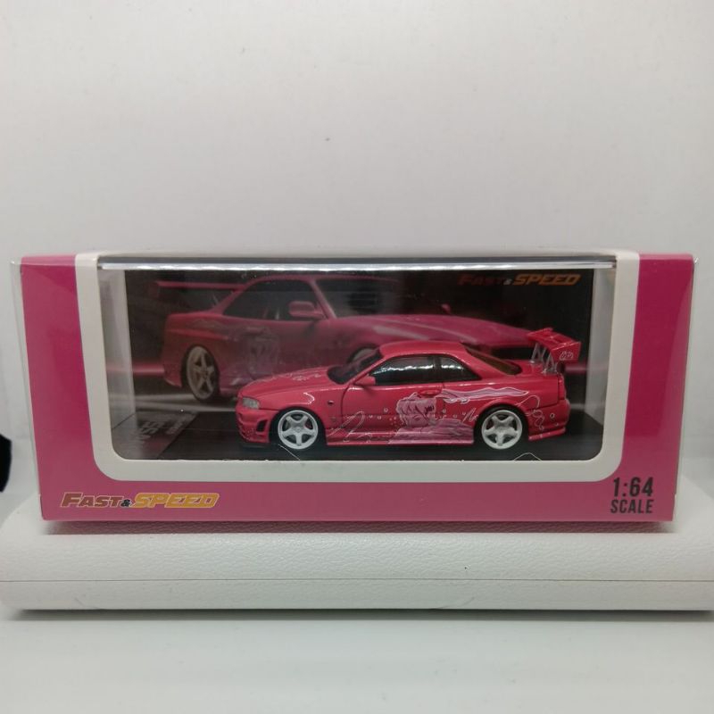 Fast & Speed Nissan Skyline GT-R R34 Fast & Furious Suki Pink | Shopee ...