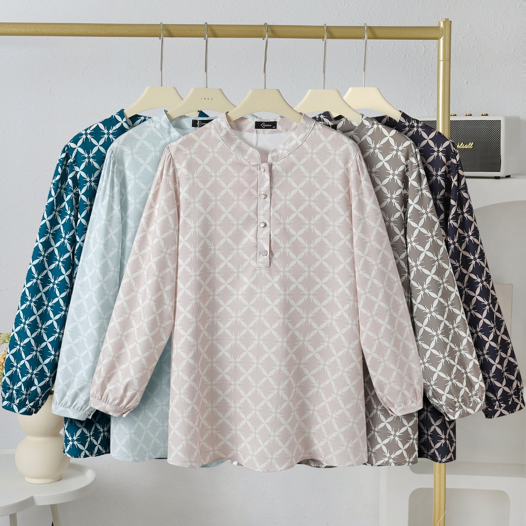 Baju Wanita Baru Blouse Bunga Fashion Terkini New Blouse Woman's ...