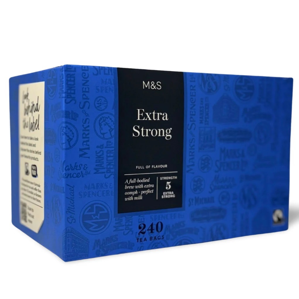 M&S Marks&Spencer Fairtrade Extra Strong 240 Tea Bags | Shopee Malaysia